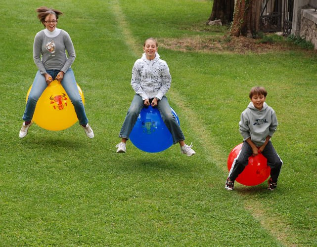 Ledragomma hopping ball Original Pezzi® Globetrotter®