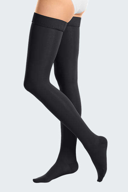 Duomed smooth thigh length compression stockings CCL2 medi | e-MedicalBroker.com