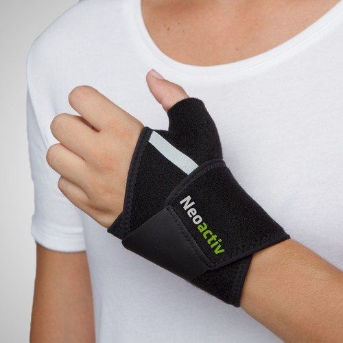 Wrist wrap around support with thumb MQ15A Emo | e-MedicalBroker.com