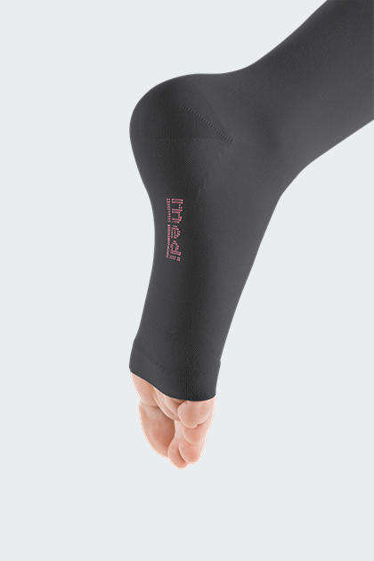 Thigh length compression stockings CCL1 mediven elegance , short length ...