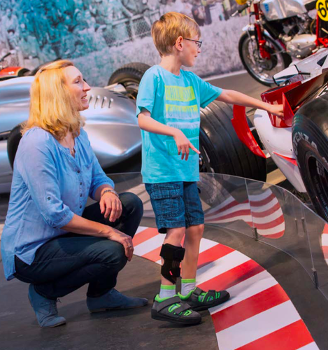 Carbon ankle foot orthoses for kids WalkOn Junior Reaction Lateral ...