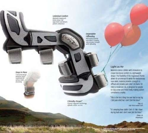 DonJoy OA Nano™ Osteoarthritis Knee Brace Lateral | e-MedicalBroker.com